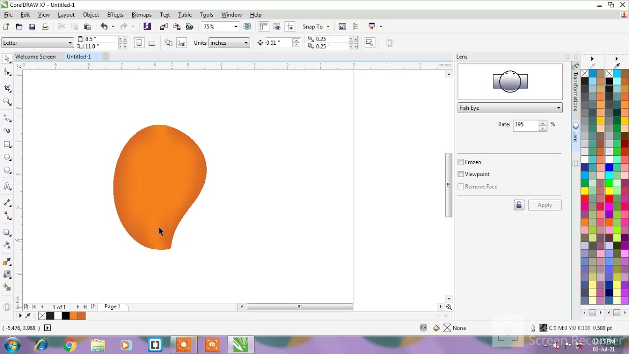 mango,mesh tool in corel draw - YouTube