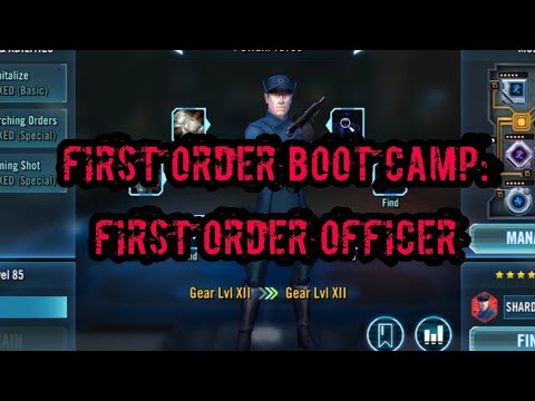 SWGOH: First Order Boot Camp - FIRST ORDER OFFICER Character Review ...