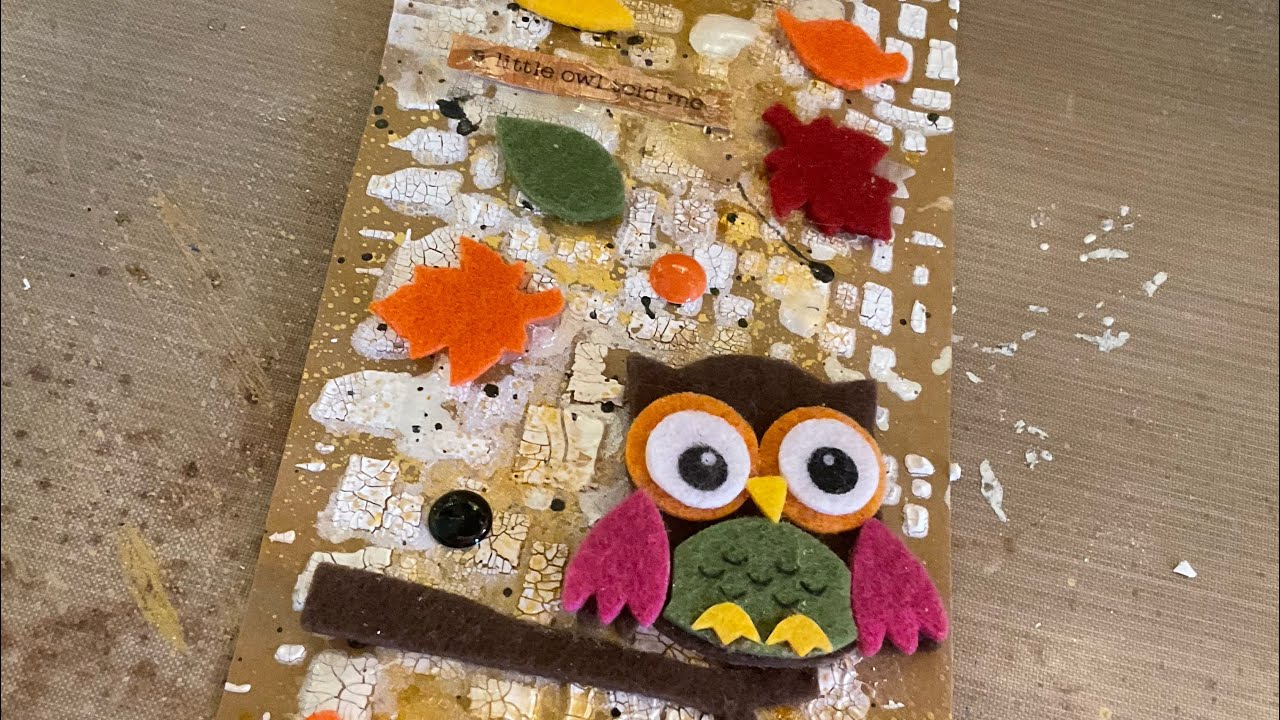 A little owl told me #pickabinmakeatag - YouTube