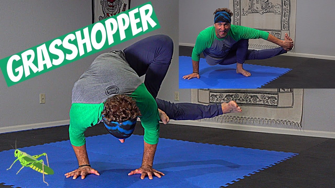 YOGA How To: Grasshopper Pose - YouTube