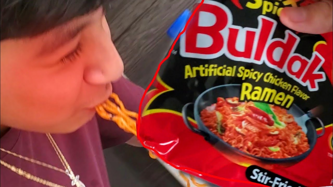 The Korean 2x Fire Noodle Challenge - YouTube