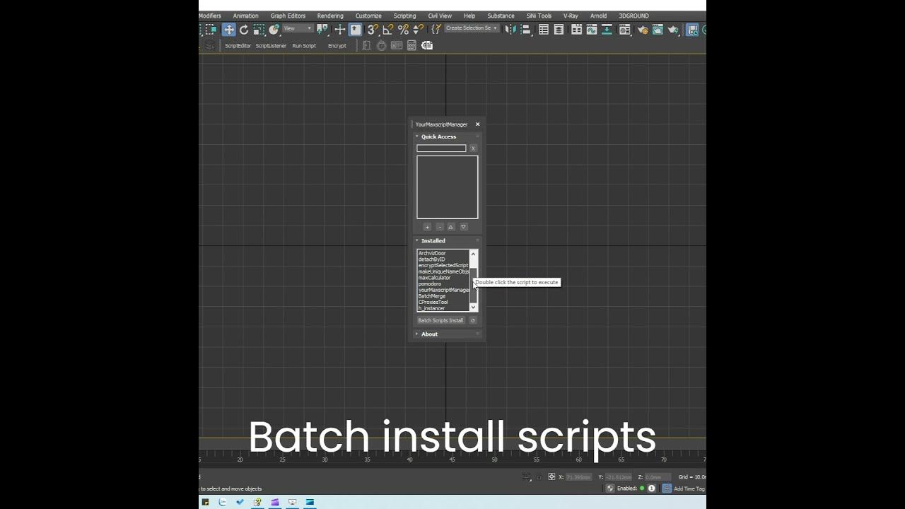 Your free maxscript manager...get it now #archviz #3dsmax #autodesk #coronarender #vray # ...
