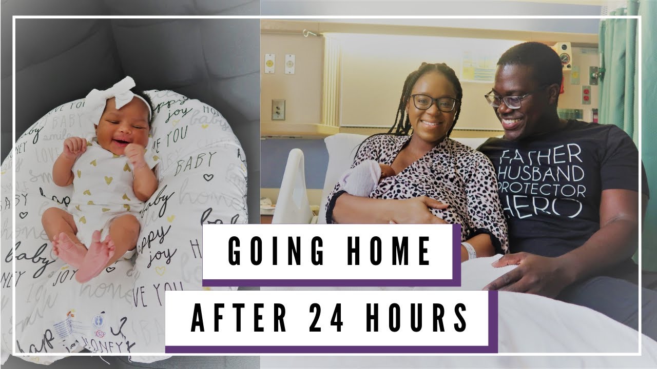 LEAVING THE HOSPITAL + GOING HOME WITH A NEWBORN | 24 Hours After Labor ...