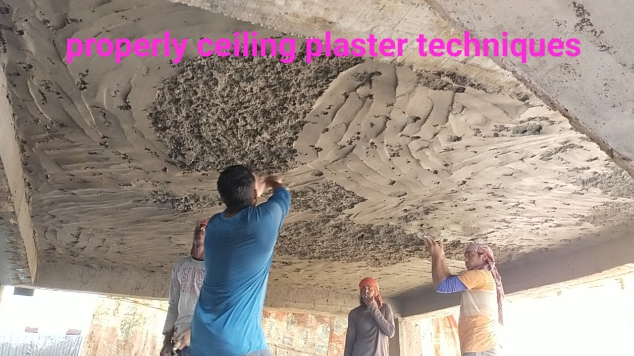 Shuttering Roop ceiling Plaster_ bedroom slab ceiling plaster - YouTube