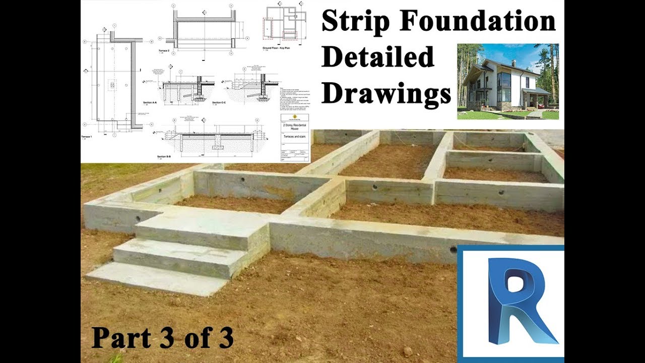 Revit Beginner Course - Part 11 - Strip Foundation Details Part 3 - YouTube