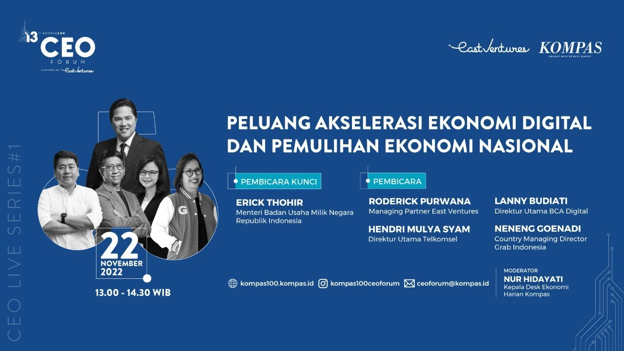 CEO Live Series #1 : Peluang Akselerasi Ekonomi Digital dan Pemulihan ...
