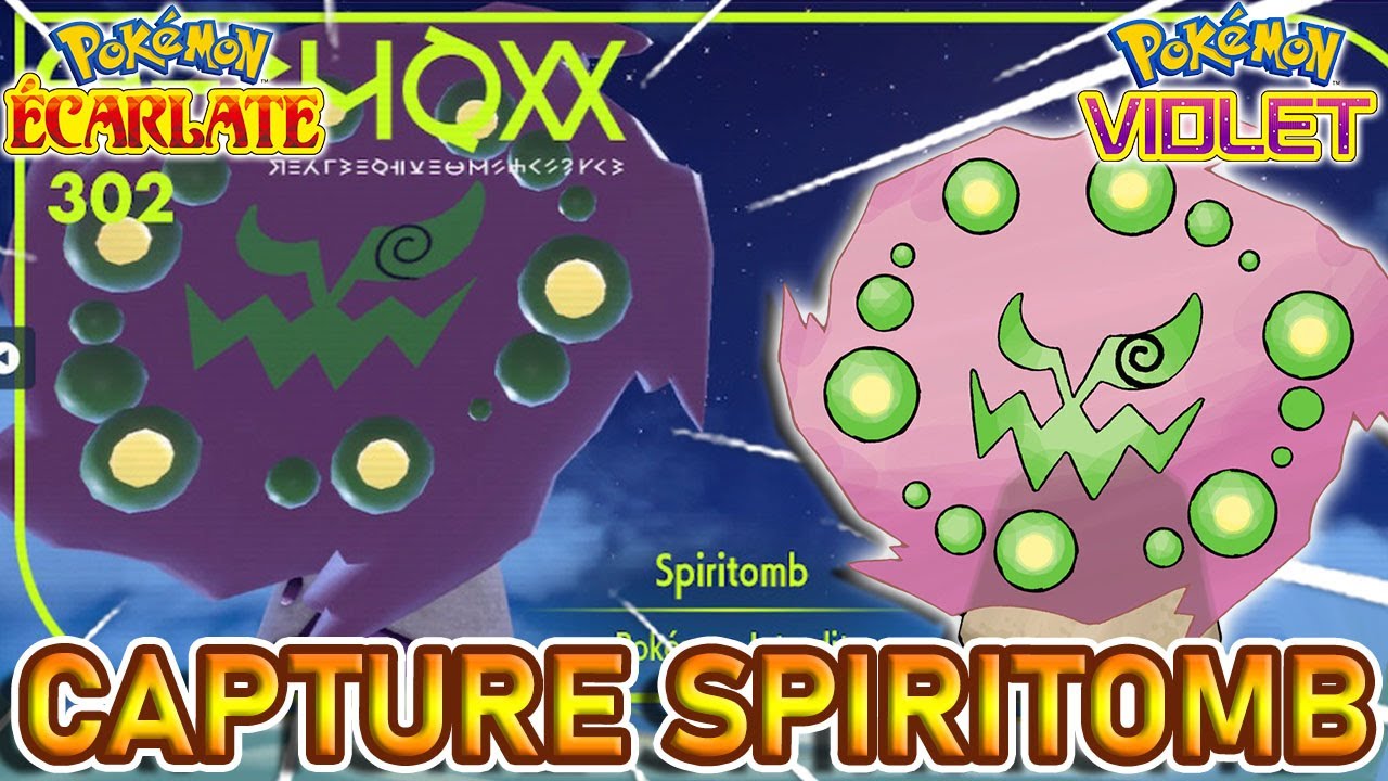 Capturer SPIRITOMB | Pokémon Violet et Ecarlate - YouTube