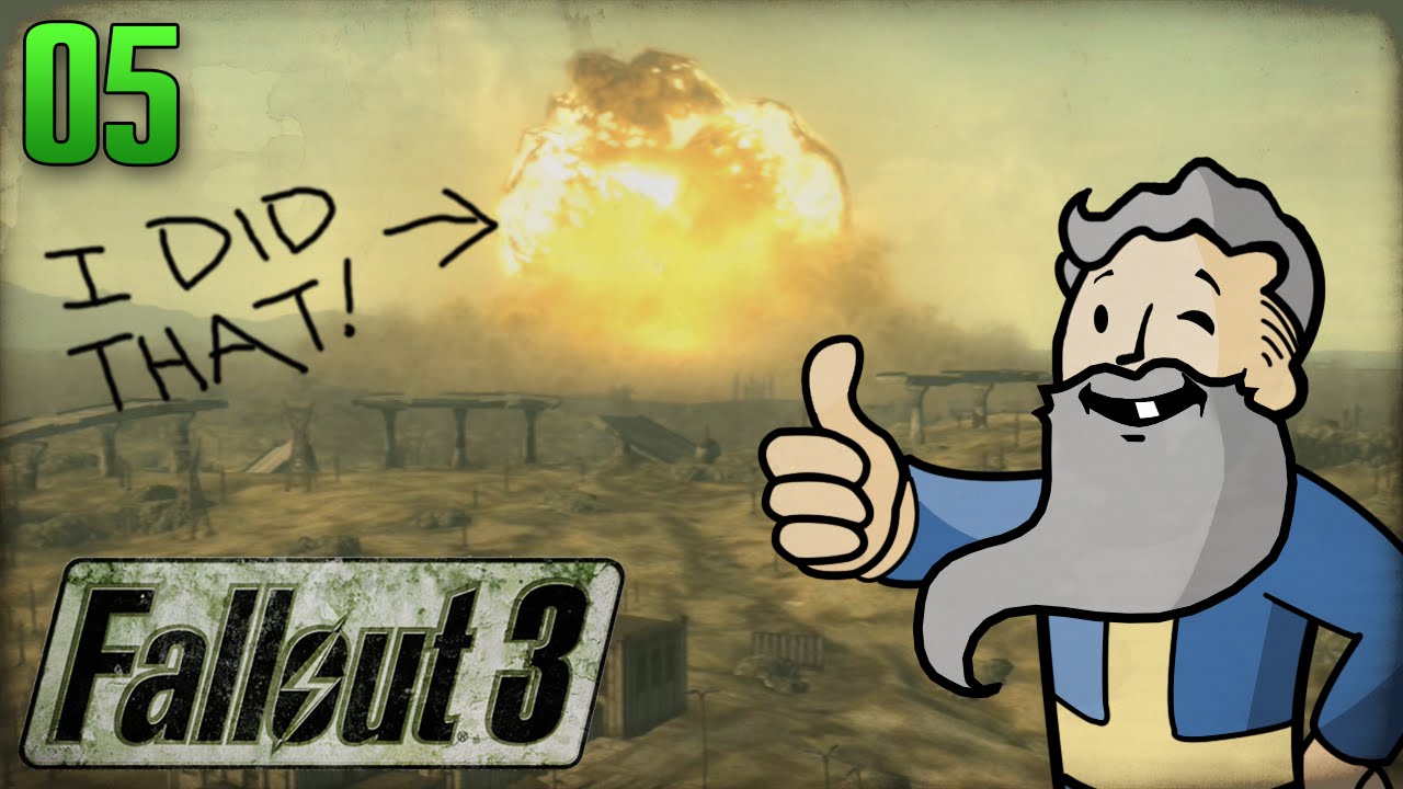 Fallout 3 Gameplay Walkthrough Part 5 - "BYE BYE MEGATON!!!" 1080p HD ...
