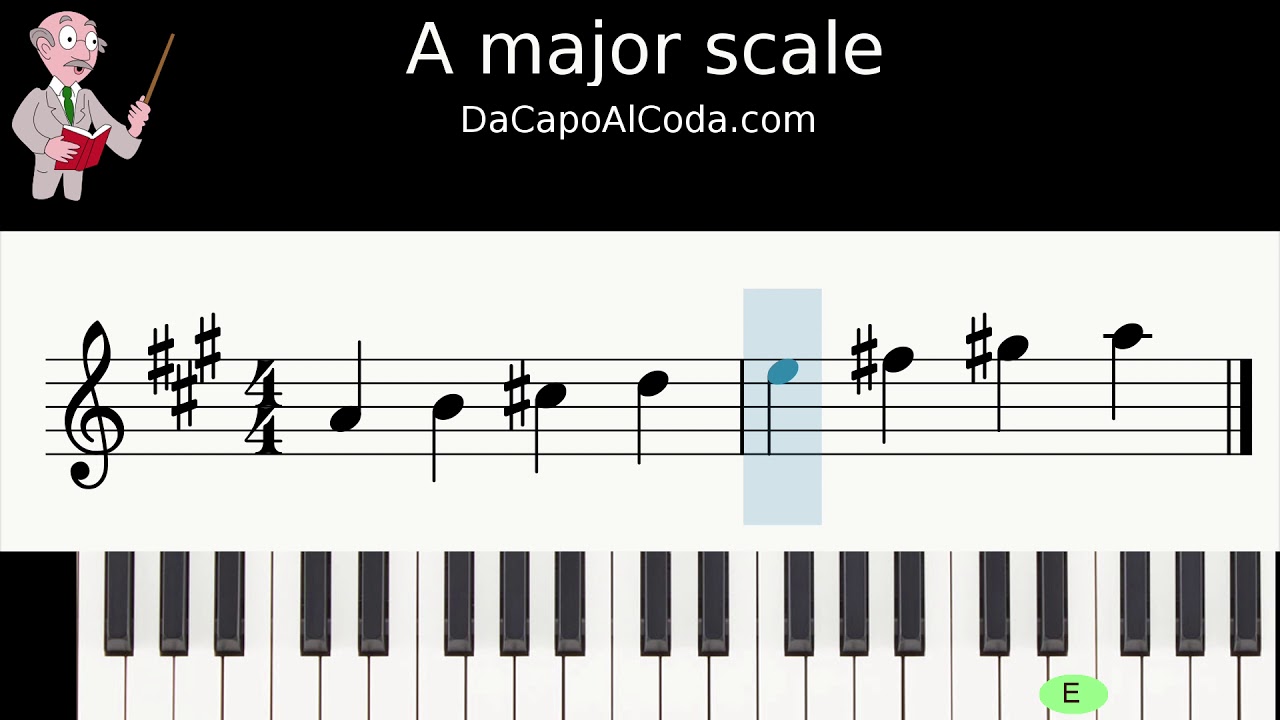 A major scale - YouTube