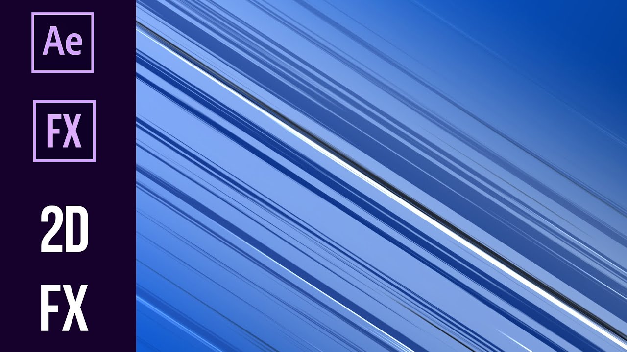 SpeedLine (Спидлайн) Для Комиксов и Аниме в After Effects 2DFX - YouTube