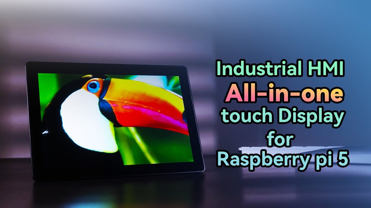 All-in-one touch display, 8 or 10.1inch, for Raspberry Pi 5, supports ...