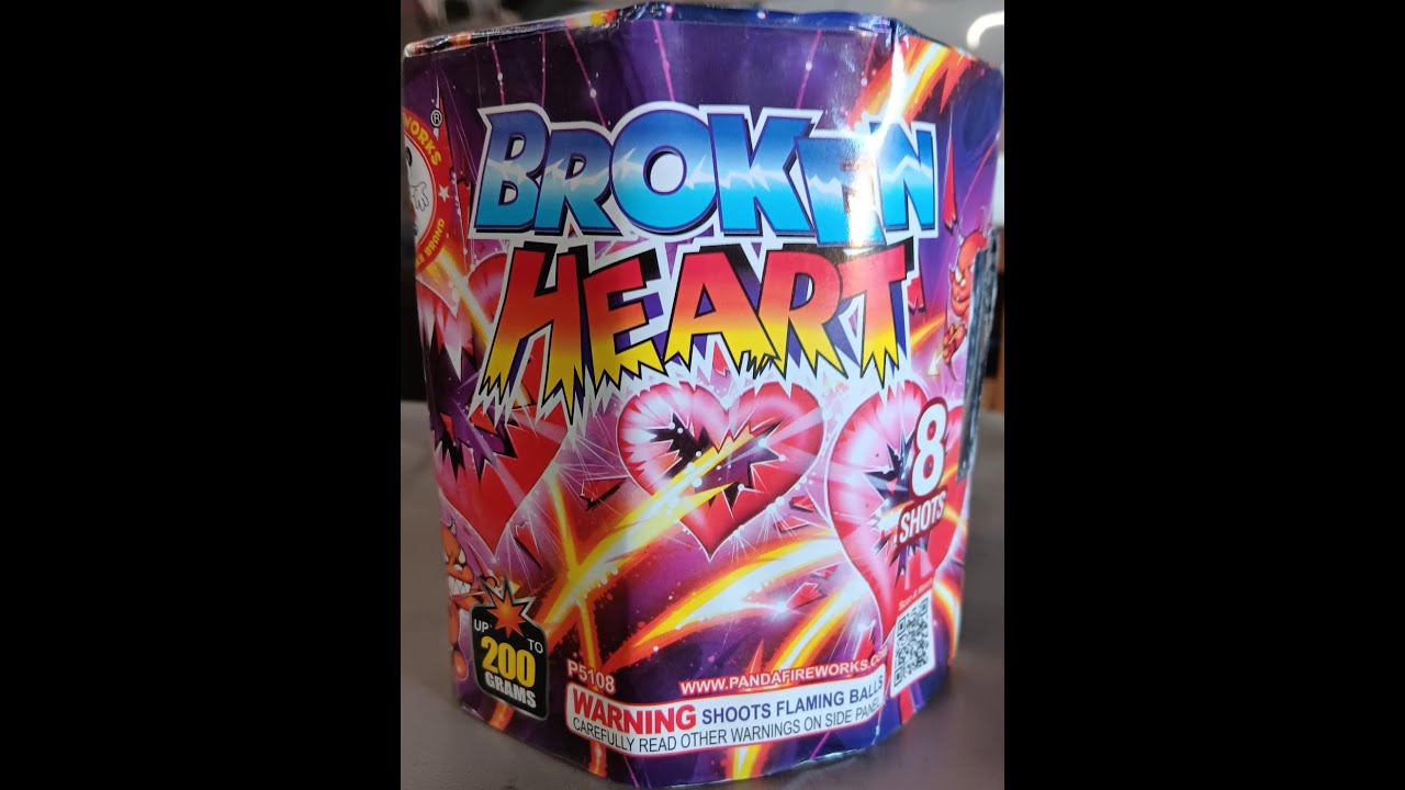BROKEN HEART BY (WINDA FIREWORKS) 8 SHOT 200 GRAM - YouTube