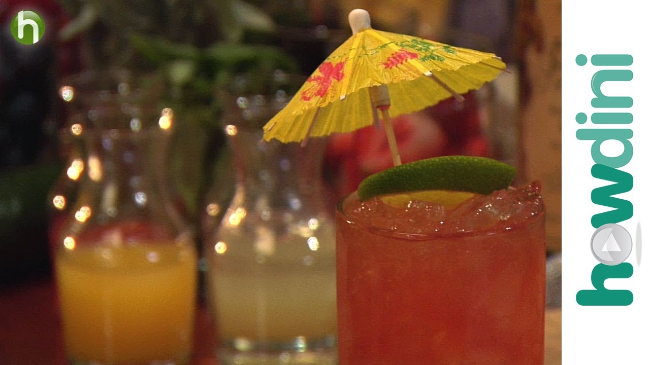 How to make a swizzle cocktail - YouTube