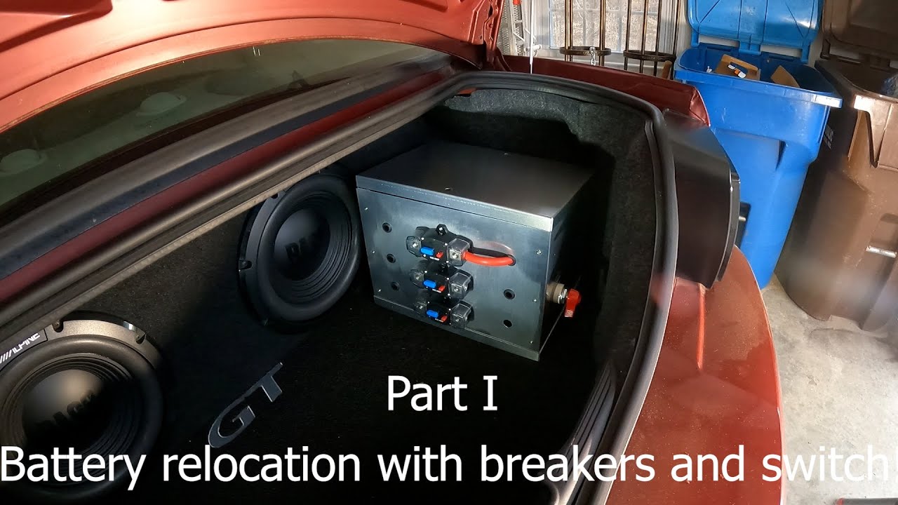 Battery relocation part I Box assembly, cutoff switch and circuit ...