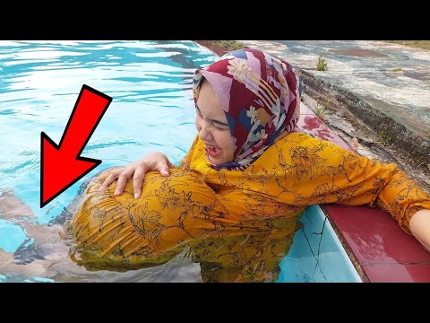 KAGET MENDADAK KONTRAKSI MAMAH LENNY HAMIL MELAHIRKAN BAYI DI KOLAM RENANG#drama #hamil
