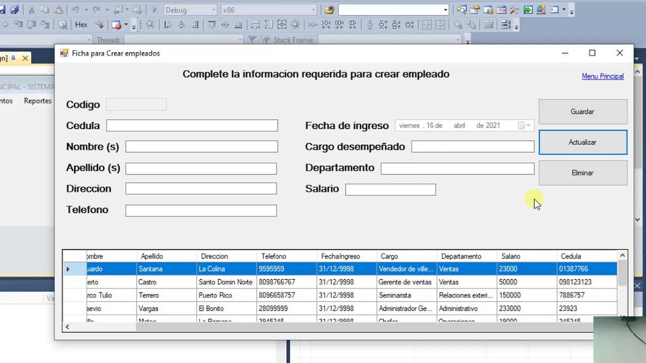 SISTEMA DE NOMINA - YouTube