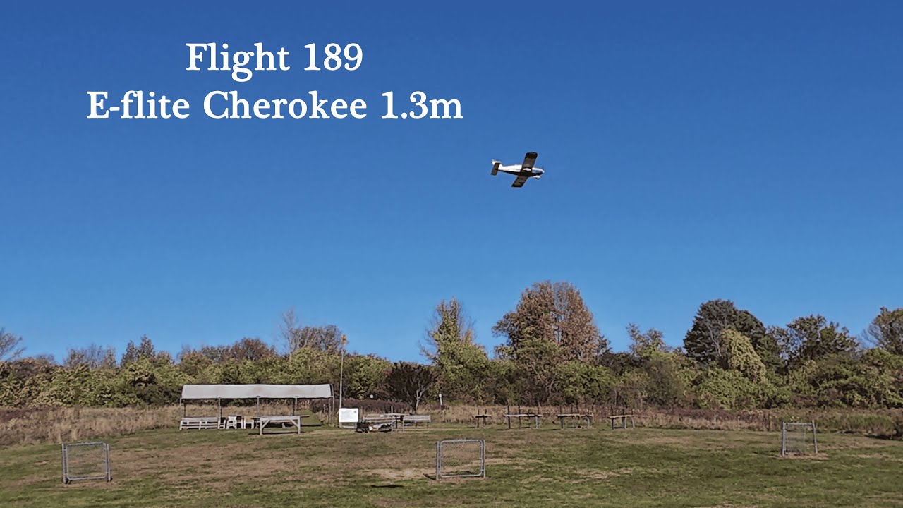 Flight 189 with the E-flite Cherokee 1.3m - YouTube