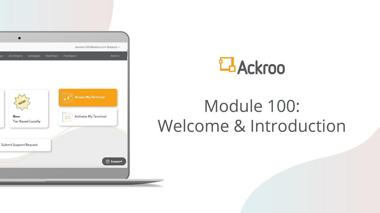 Ackroo Learning Centre: 101: Welcome & Introduction - PART 1 - YouTube