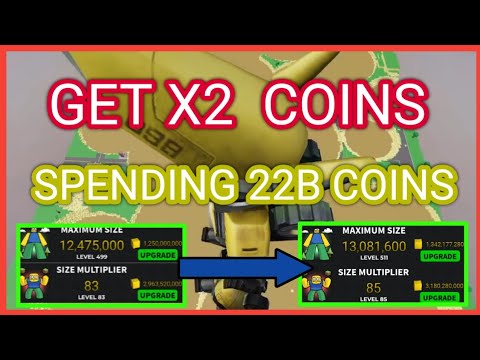 HOW TO GET 2X COINS, 22 BILLIONS EAT THE WORLD ROBLOX - YouTube