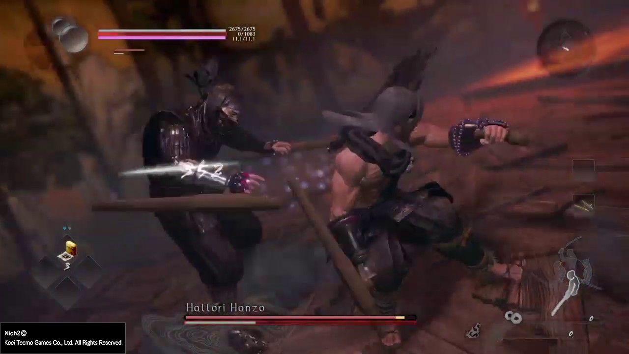 Nioh 2 - Hattori Hanzo (No Damage) - YouTube