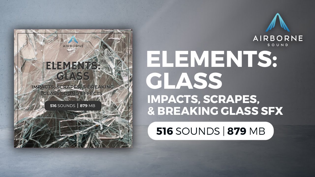 Elements: Glass Sound Effects Library - YouTube