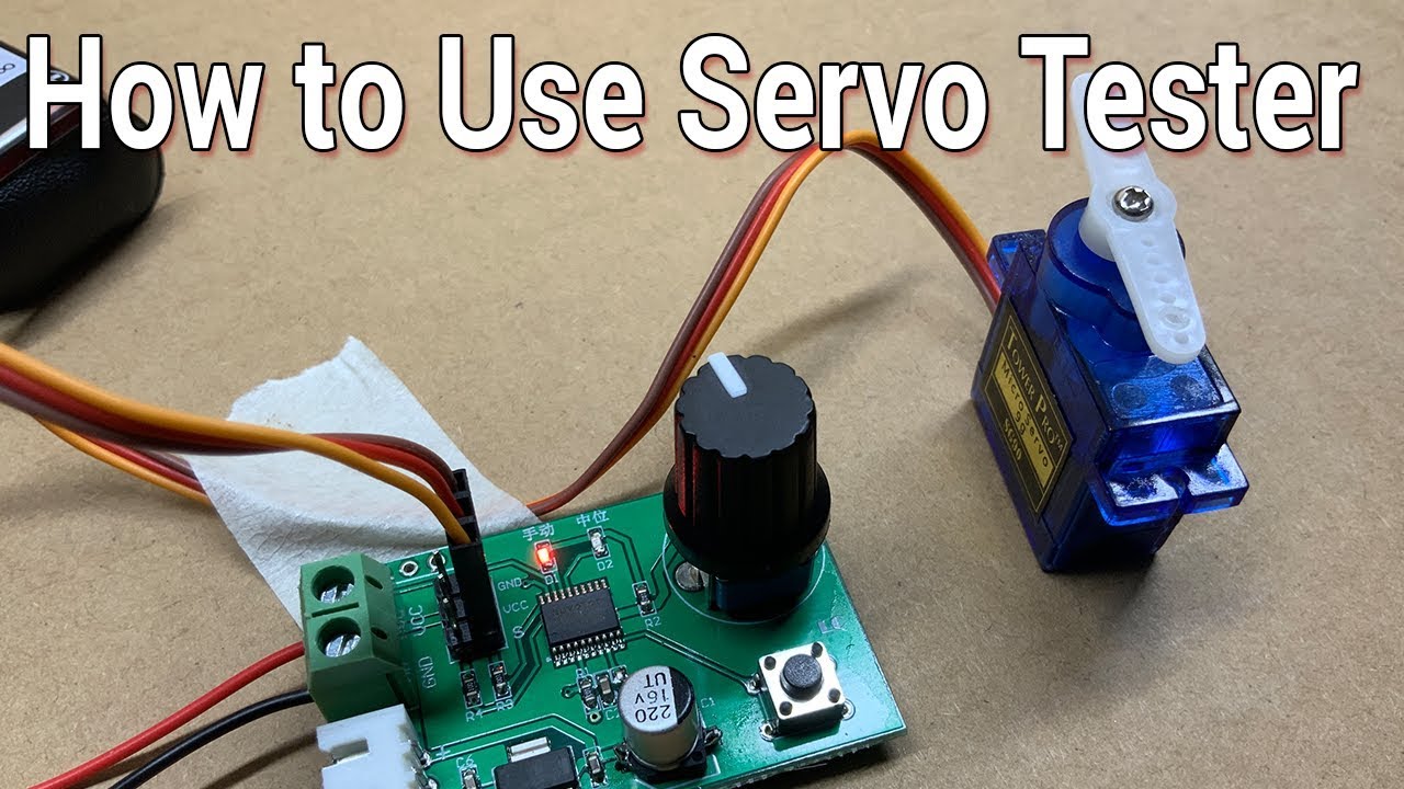 How to Use Servo Tester - ICStation.com - YouTube