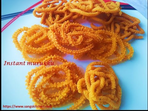 Murukku recipe | How to make instant murukku - YouTube