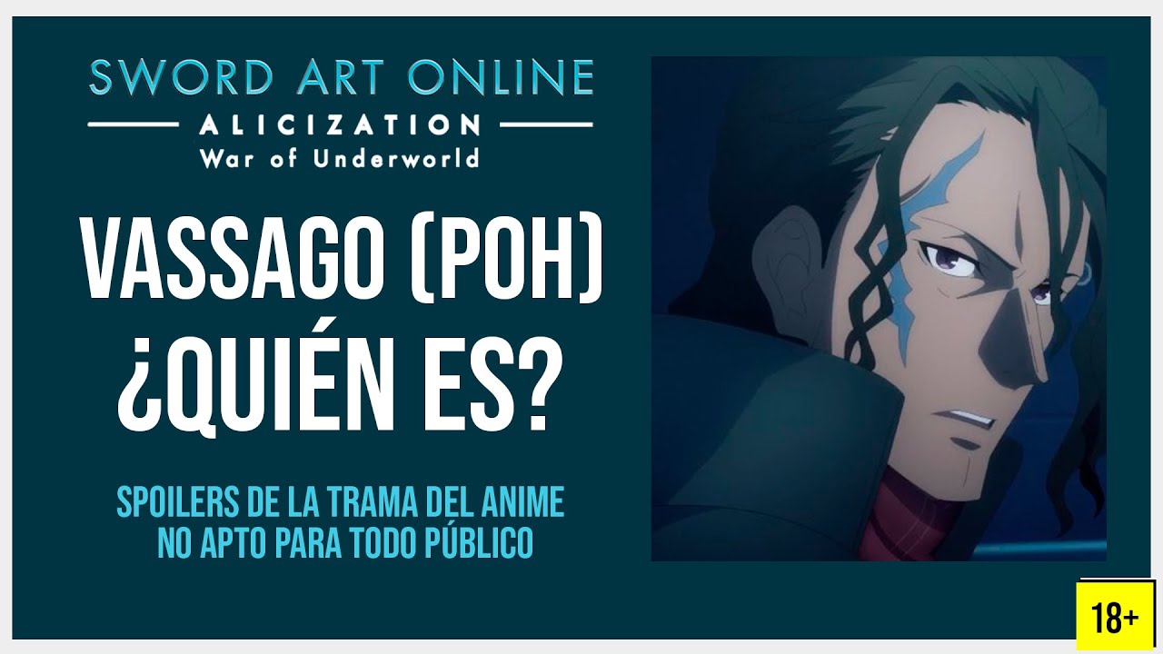 SAO Alicization, War of Underworld, ¿Quién es Vassago Casals (PoH ...