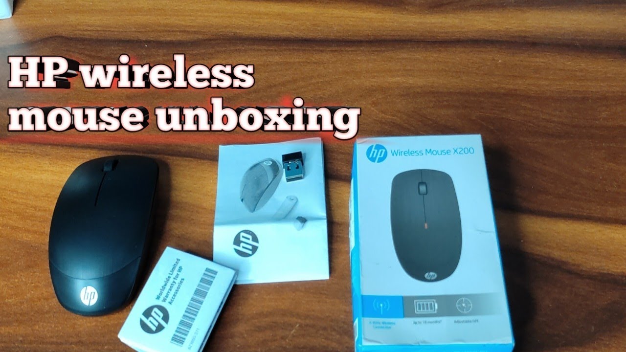 HP wireless mouse unboxing | - YouTube