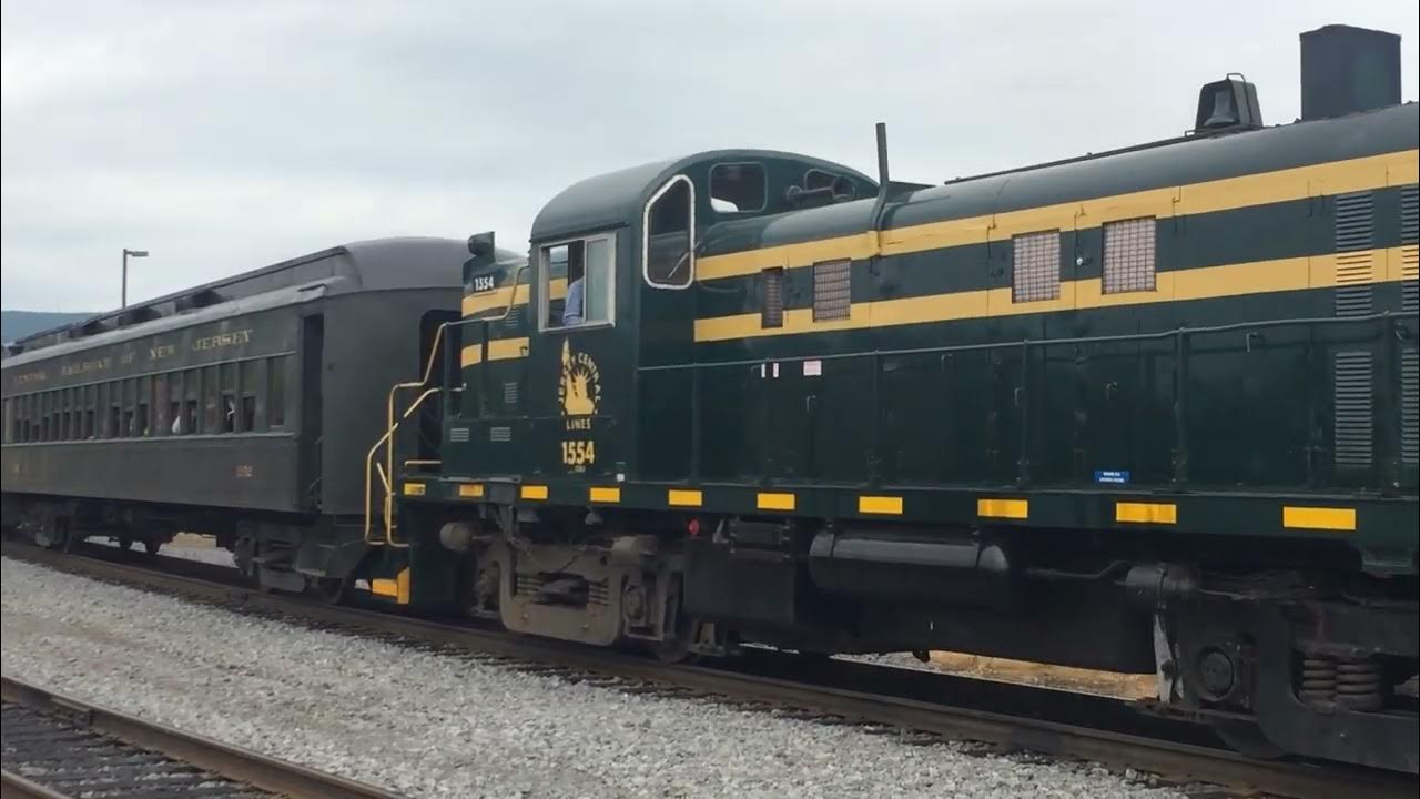 Older Video-Central Railroad of New Jersey (Delaware Lackawanna) RS3 1554 from 2014 at Steamtown ...