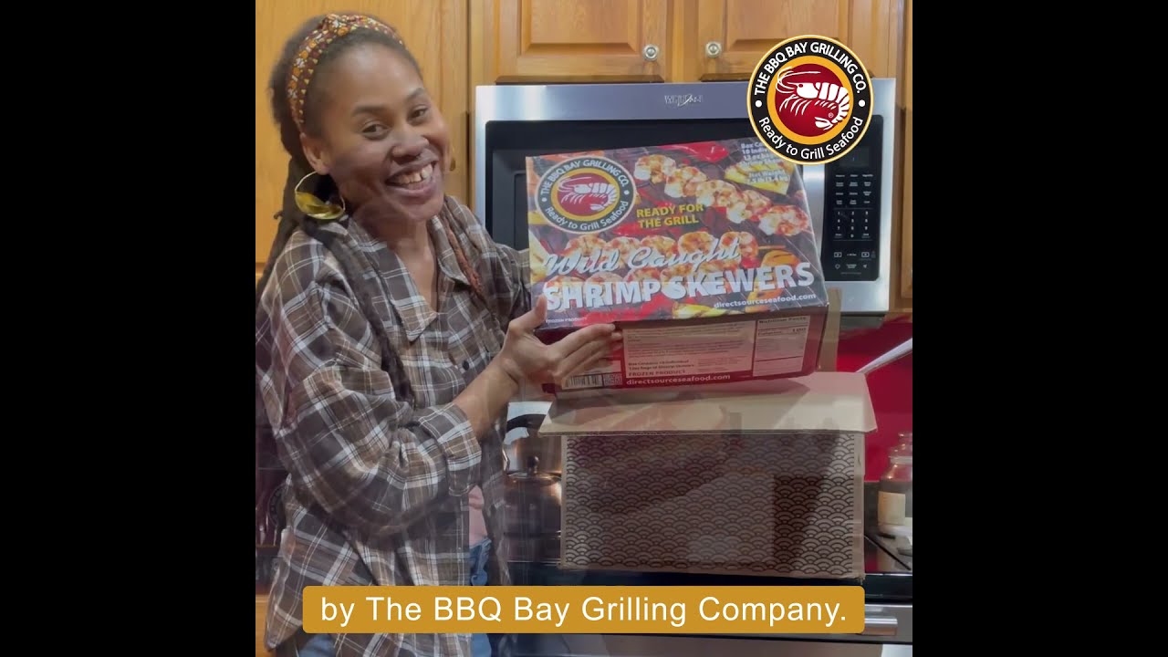 BBQ Bay Grilling Company Wild Caught Shrimp Skewers - YouTube