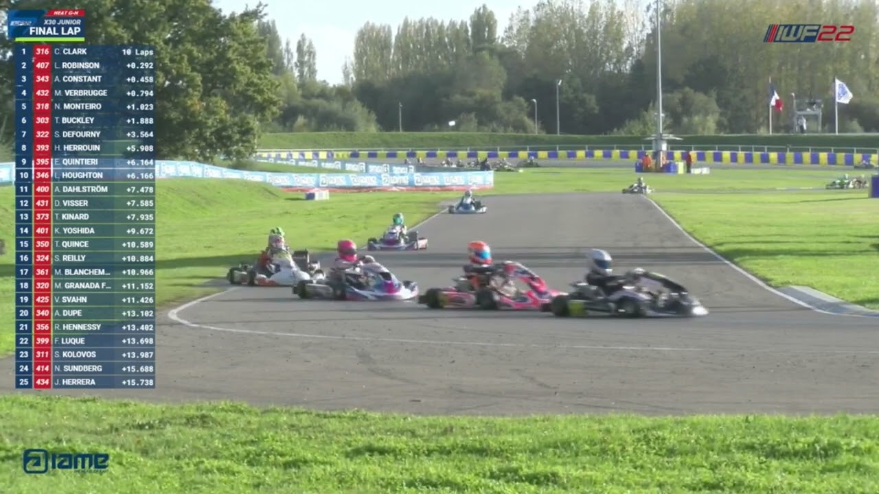 LEO ROBINSON - X30 Junior - IAME IWF22 - Le Mans Karting International ...