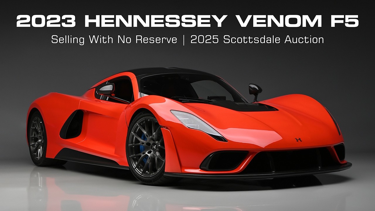 FIRST LOOK - 2023 Hennessey Venom F5 Roadster - BARRETT-JACKSON 2025 ...
