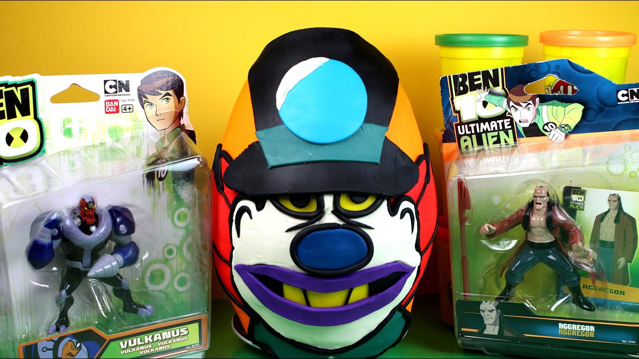 Huge Ben 10 Surprise Egg With Toys 2015 - YouTube