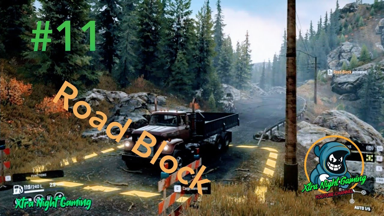 SnowRunner -#11-Michigan -Road Block - Gameplay Walkthrough! No ...