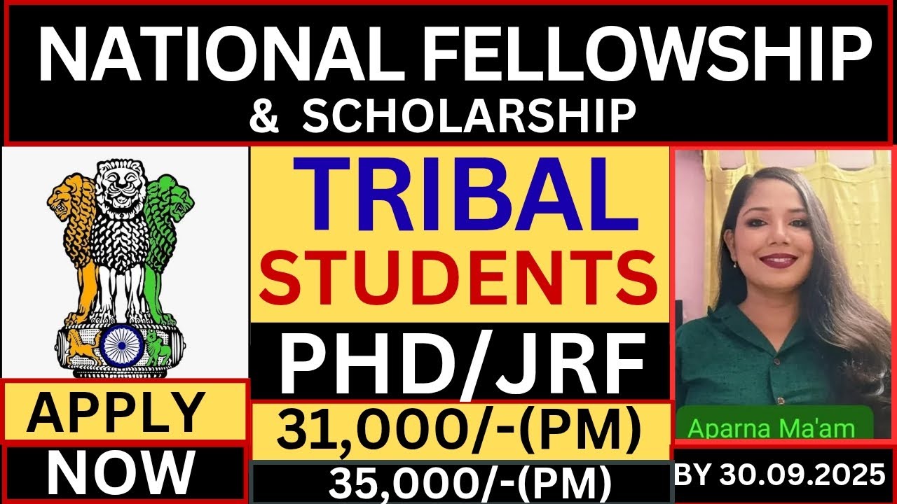 National Tribal Fellowship 2025-26 | National Fellowship For ST ...
