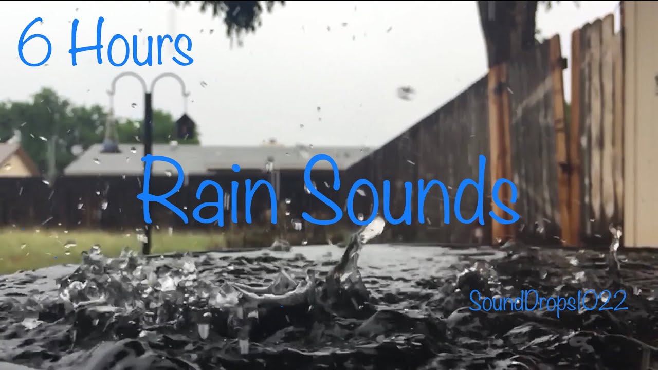 The Most Relaxing 6 Hours Of Rain Sounds Video - YouTube