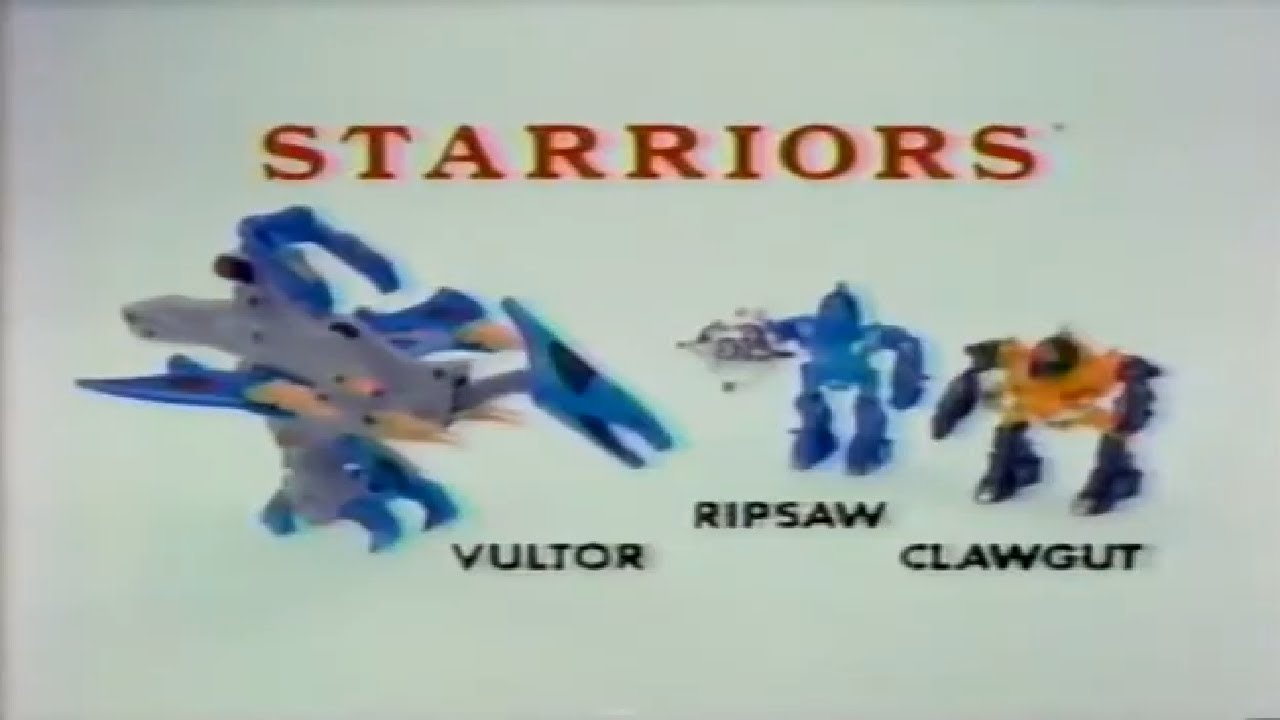 Starriors Vultor, Ripsaw and Clawgut 1985 Commercial (Zoids Series 1 ...