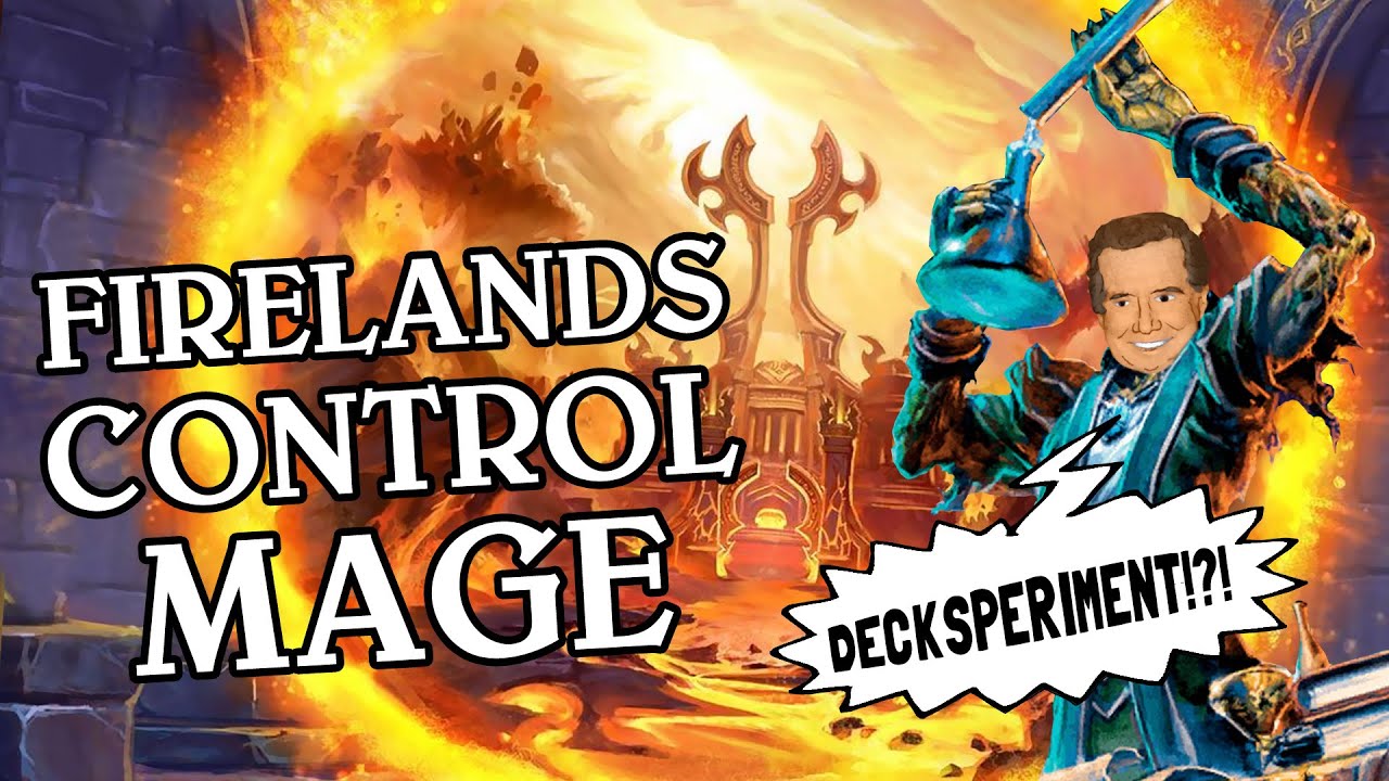 Firelands Control Mage [Standard] - Decksperiment - Hearthstone - YouTube