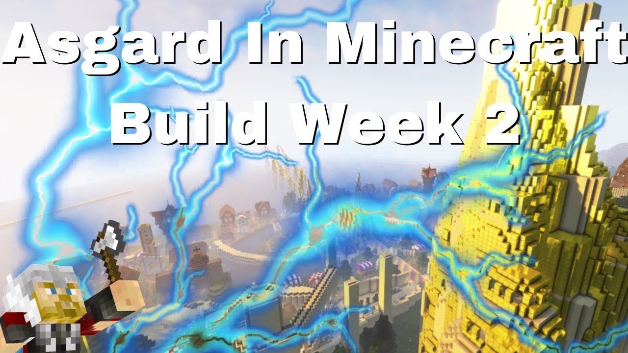 Asgard in Minecraft (Build week part 2) - YouTube