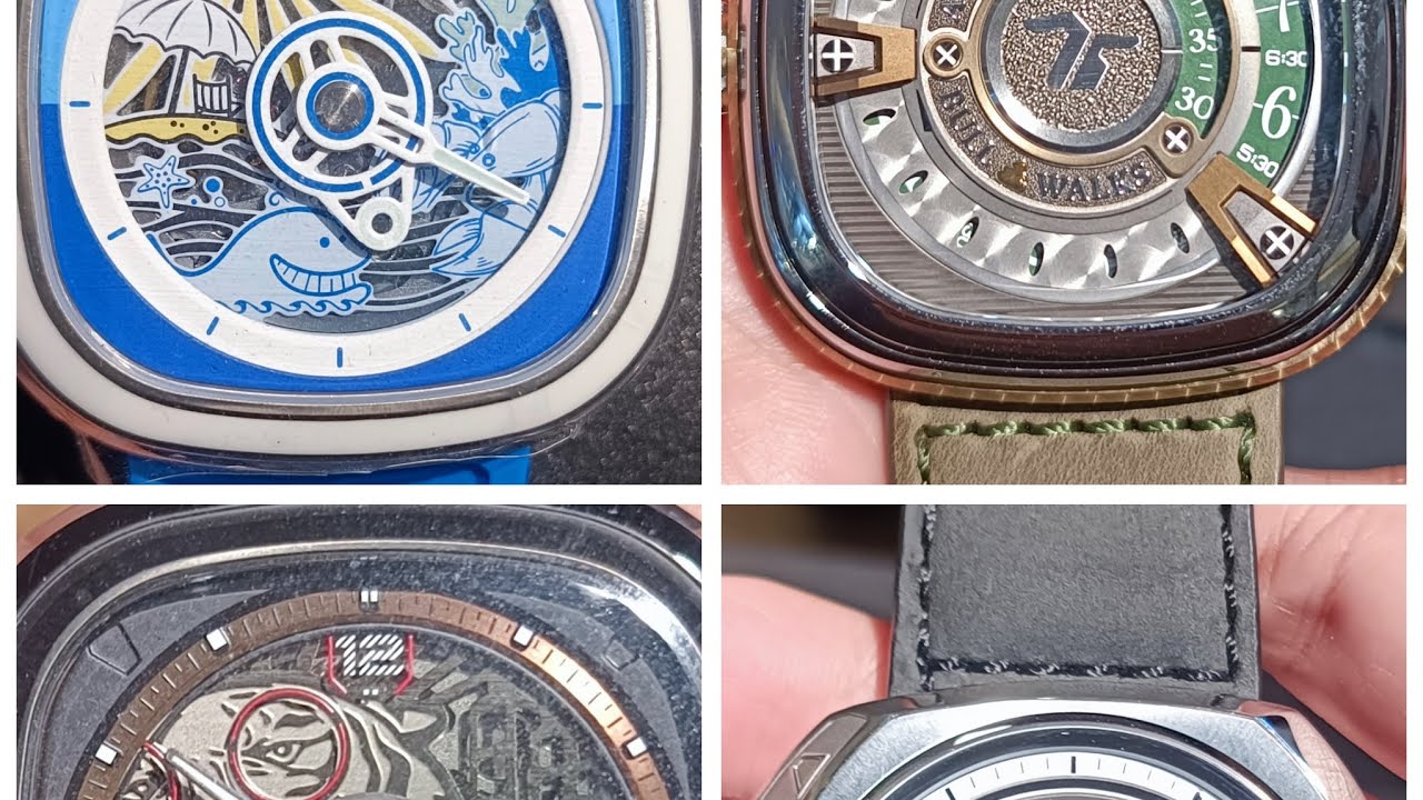 try on Seven Friday watches - YouTube