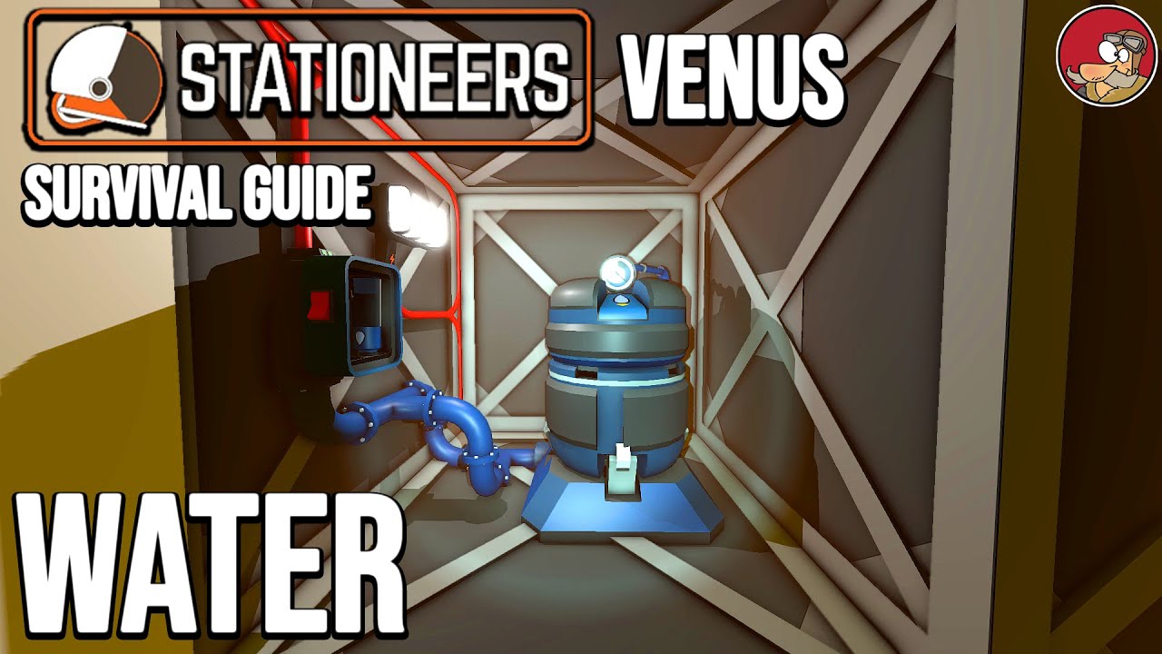 Setting up water tank on Venus - Stationeers Survival 2022 - YouTube