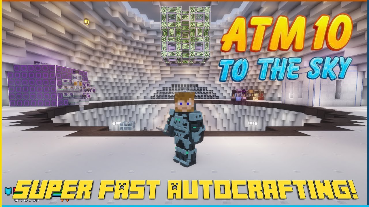 ATM10 To The Sky - Ep 21 - Quantum Crafting! - YouTube