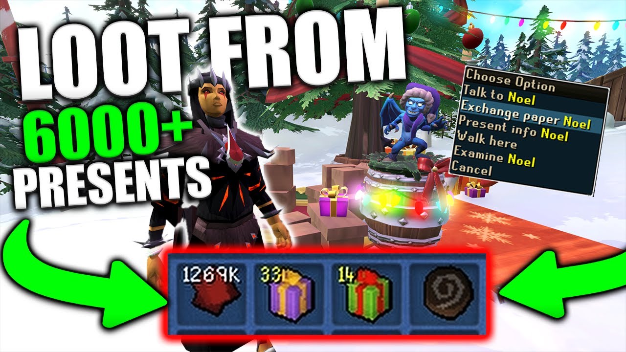 MASSIVE 6000+ Christmas Present Opening!! Runescape 3 - YouTube