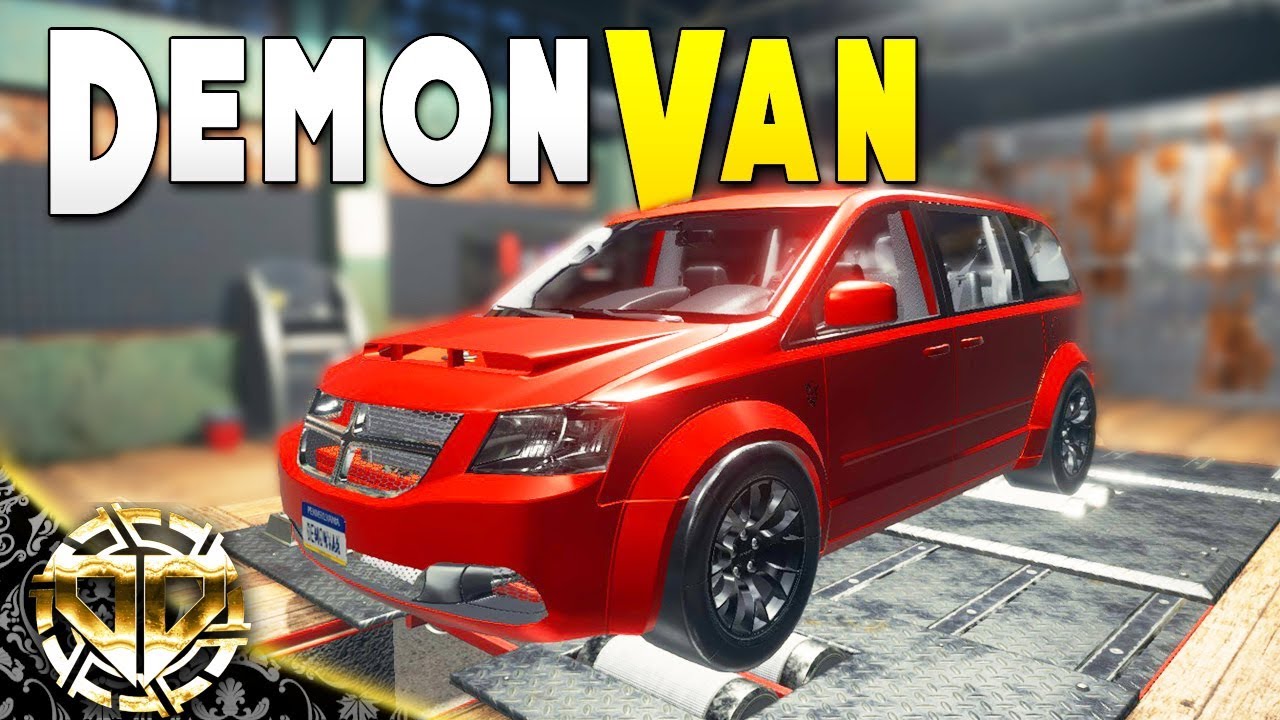 DEMON VAN - Modern Dodge DLC - Car Mechanic Simulator 2018 - YouTube
