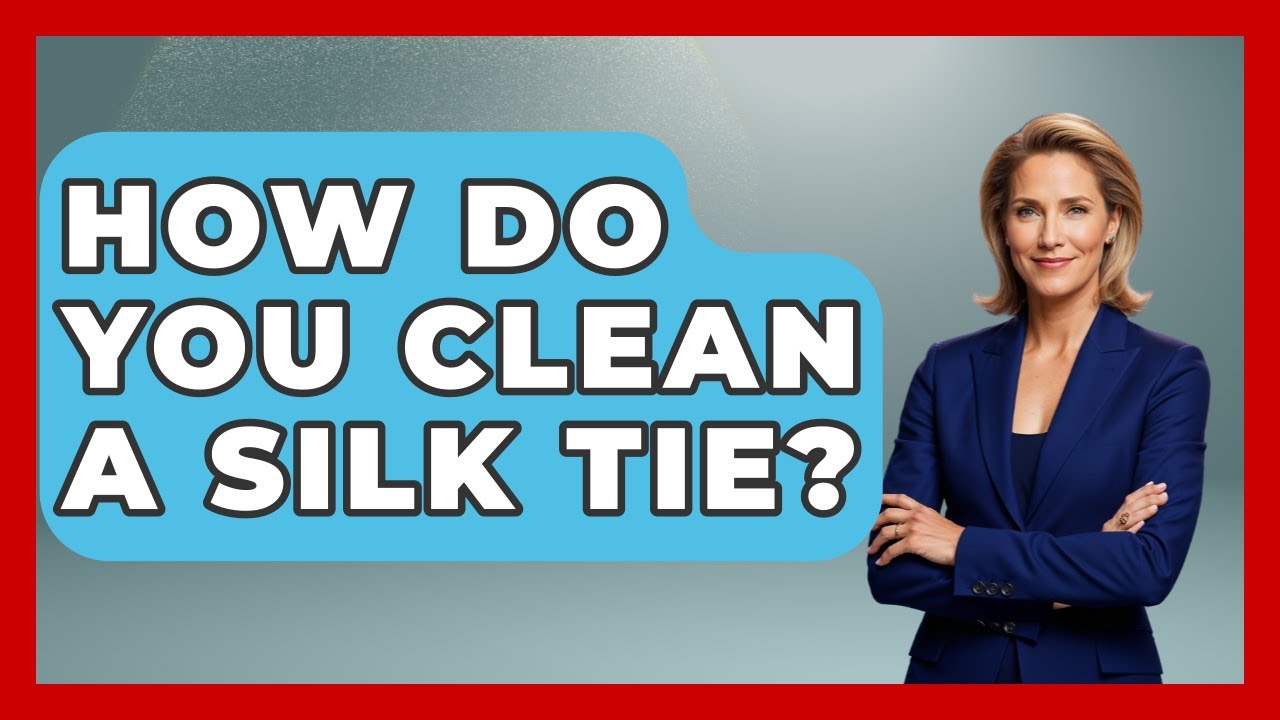 How Do You Clean A Silk Tie? - The Sharp Dressed Gent - YouTube