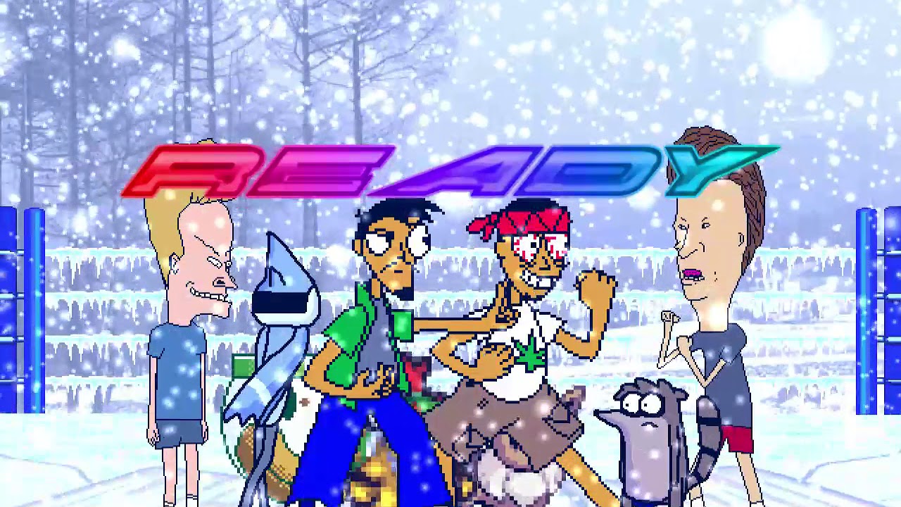 Mugen Request Team Mordecai vs Team Rigby - YouTube