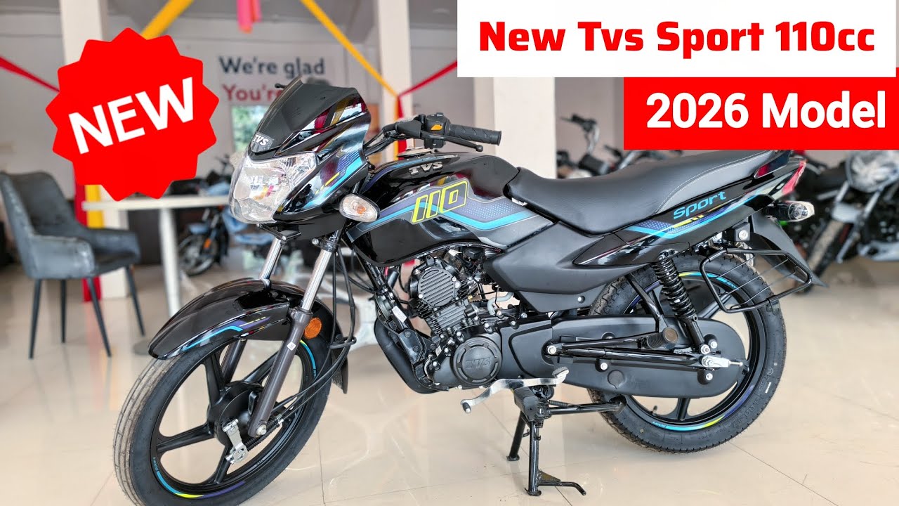 New 2026 Tvs Sport 110 Review Tvs Sport New Model 2026 | Tvs Sport 2026 ...