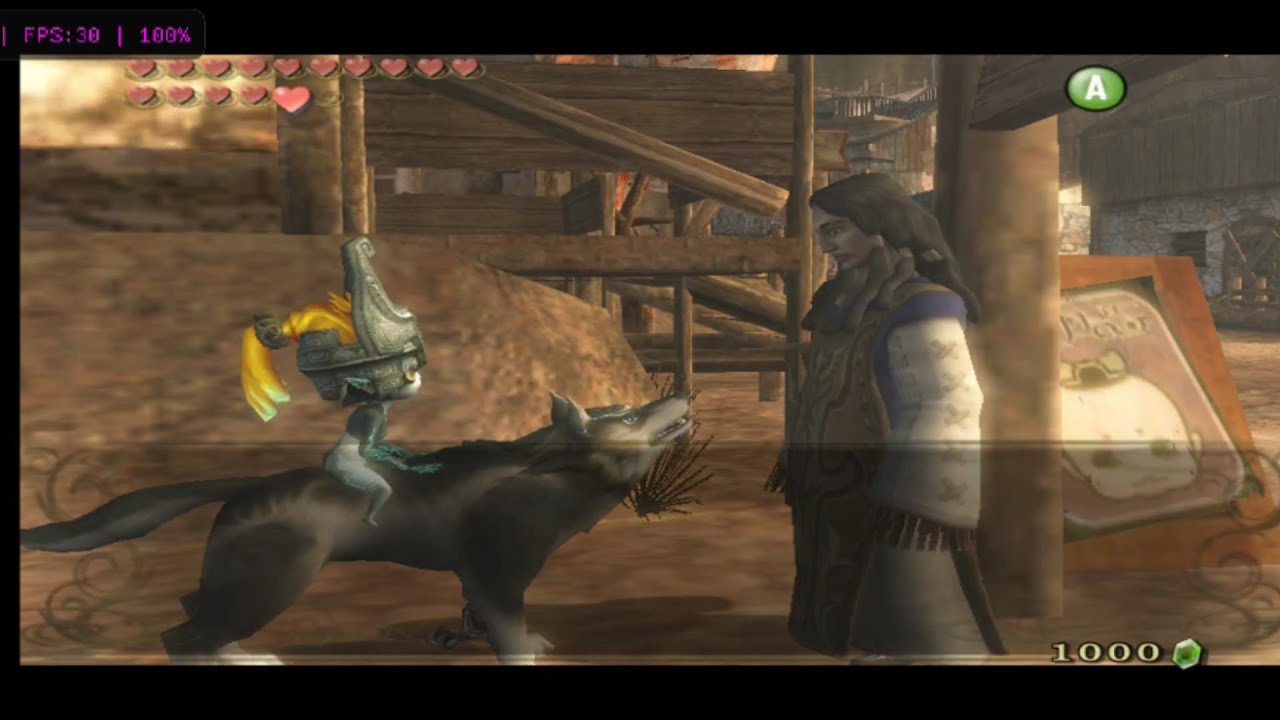 Twilight Princess Wolf Link Screenshot