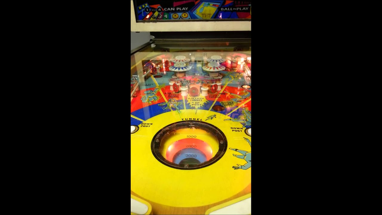 1972 Bally Space Time Electro-Mechanical Pinball - YouTube